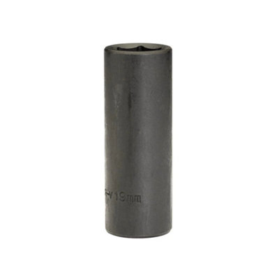 Draper Deep Impact Socket, 1/2" Sq. Dr., 19mm 12744
