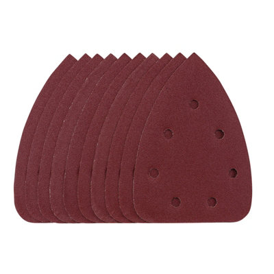 Draper Detail Sanding Sheets with Hook and Loop, 140mm, 120 Grit, SSD6 ...