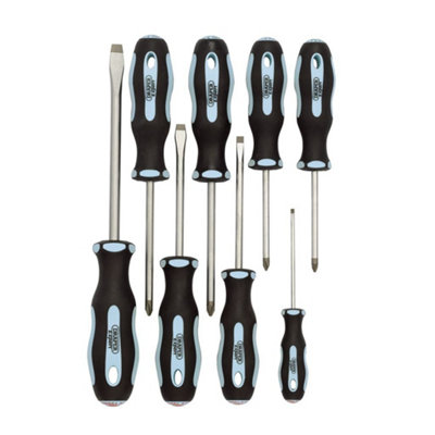 Draper Draper Expert Heavy Duty Soft Grip Screwdriver Set (8 Piece) 63589