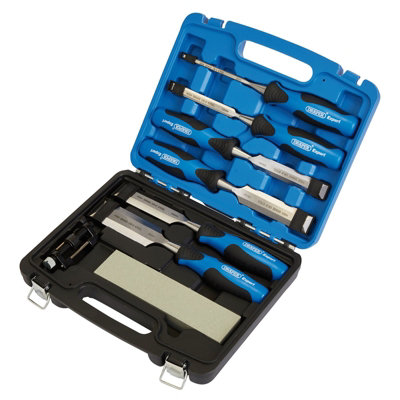 DRAPER DRAPER EXPERT SOFT GRIP WOOD CHISEL KIT, 140MM (8 PIECE) 88605