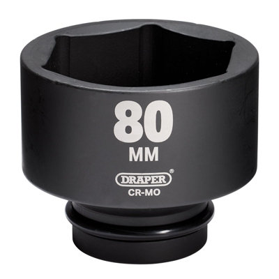 Draper Draper HI-TORQ Impact Socket, 1" Square Drive, 80mm - 08505 - 6 ...