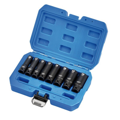 Draper Draper HI-TORQ Metric Deep Impact Socket Set, 3/8" Sq. Dr. (8 ...