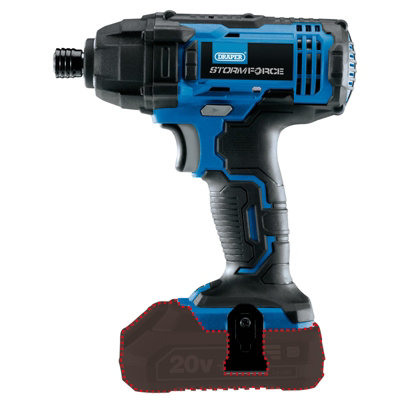 Draper Draper Storm Force 20V Cordless Impact Driver (Sold Bare) 89520