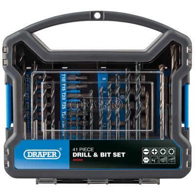 Shop Draper Drill Bit and Accessory Kit (41 Piece) 80980