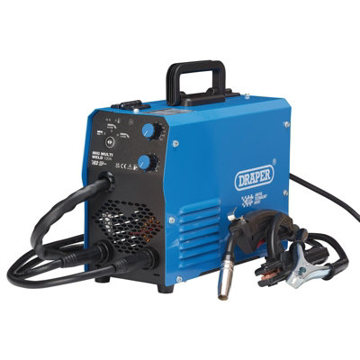 Draper DTI 120A Gasless MIG Inverter Multi Welder MIG Flux Cored And ...