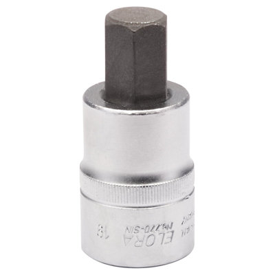 Draper Elora Hexagon Screwdriver Socket, 3/4" Sq. Dr., 19mm 15554 | DIY ...