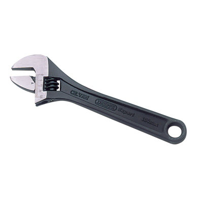 Draper Expert 150mm Crescent-Type Adjustable Wrench with Phosphate ...
