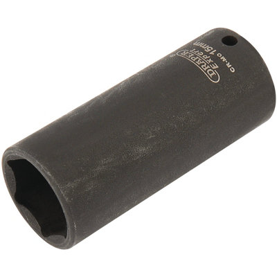 Draper Expert 15mm 1/4" Square Drive Hi-Torq 6 Point Deep Impact Socket ...