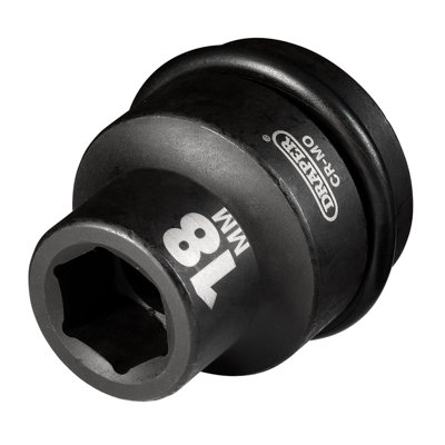 Draper Expert 18mm 3/4" Square Drive Hi-Torq 6 Point Impact Socket ...