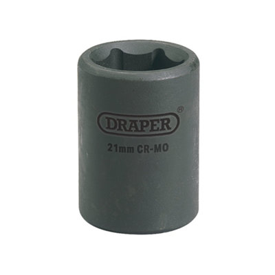 Draper Expert 21mm 1/2" Square Drive Impact Socket 28511