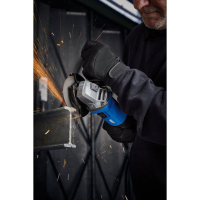 Draper Expert 230V 115mm Angle Grinder 850W With Spindle Lock Side ...