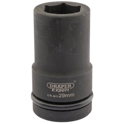 Draper Expert 29mm 1" Square Drive Hi-Torq 6 Point Deep Impact Socket ...