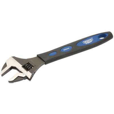 Draper Expert 300mm Soft Grip Crescent-Type 24897 | DIY at B&Q
