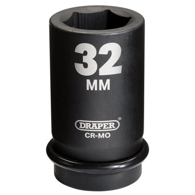 Draper Expert 32mm 1" Square Drive Hi-Torq 6 Point Deep Impact Socket ...