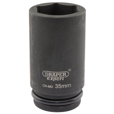 Draper Expert 35mm 3/4" Square Drive Hi-Torq 6 Point Deep Impact Socket ...