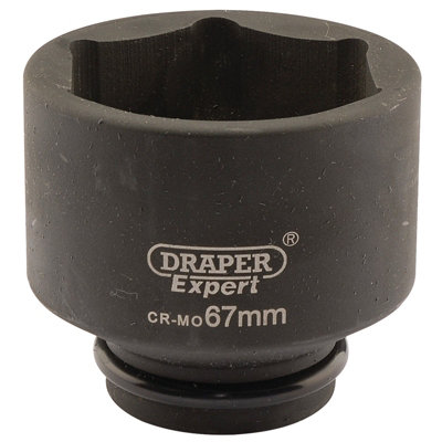 Draper Expert 67mm 3/4" Square Drive Hi-Torq 6 Point Impact Socket 5044 ...