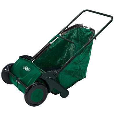 Draper Expert Garden Sweeper, 21", Adjustable Nylon Brushes, Steel ...