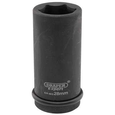 DRAPER EXPERT HI-TORQ 6 POINT DEEP IMPACT SOCKET, 3/4" SQ. DR., 28MM 05060