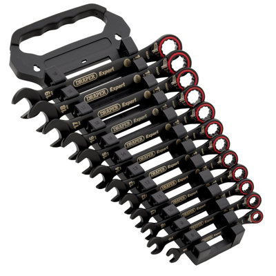 Draper Expert HI-TORQ Metric Reversible Ratchet Combination Spanner Set ...