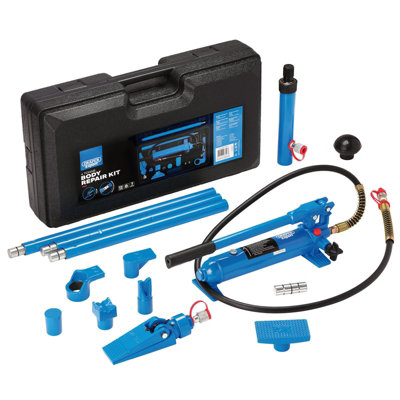 Draper Expert Hydraulic Body Repair Kit, 4 Tonne (15 Piece) 13590
