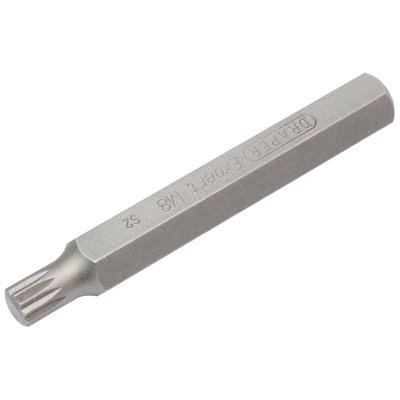 Draper Expert M8 x 75mm Spline 10mm Insert Bit for Mechanic's Bit Sets ...
