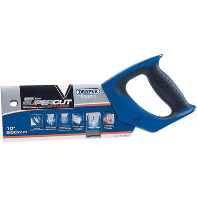 Draper Expert Supercut Soft Grip Hardpoint Tenon Saw, 250mm/10", 11tpi ...