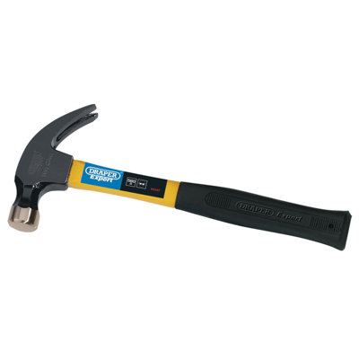 Draper Fibreglass Shafted Claw Hammer, 560g/20oz 63347 | DIY at B&Q