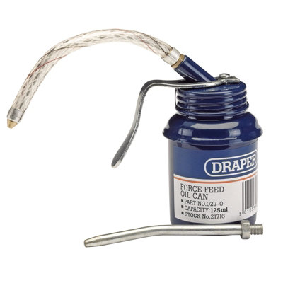 Draper Force Feed Oil Can, 125ml 21716 | DIY at B&Q