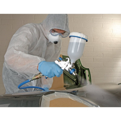 Draper Gravity Feed HVLP Air Spray Gun, 600ml 09706
