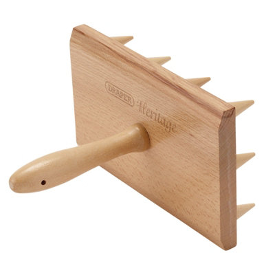 Draper Heritage Wooden Multi-Seed Tray Dibber with 12 Prongs, 120mm x ...