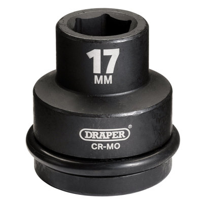 Draper Hi-TORQ Impact Socket, 3/4" Sq. Dr., 17mm 04998