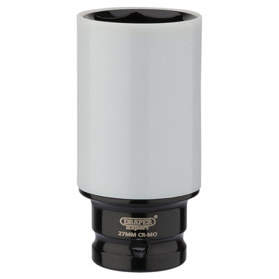 Draper HI-TORQ Wheel Nut Socket for Alloy Wheels, 1/2" Sq. Dr. (27mm ...