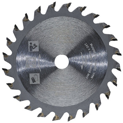 Draper HSS 85mm Mini Circular Saw Blade 1.8mm Kerf 18T 10mm Bore Wood ...