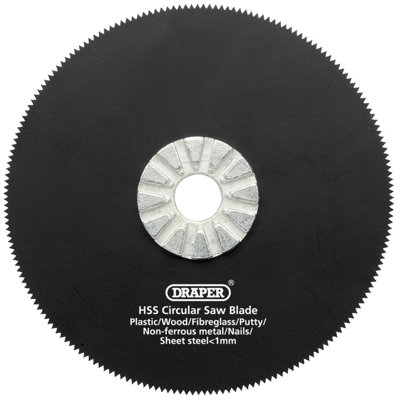 Draper HSS Circular Saw Blade, 88mm Diameter, 18tpi 26074