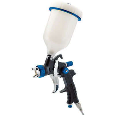 Draper HVLP Air Spray Gun with Composite Body and Gravity Fed Hopper ...