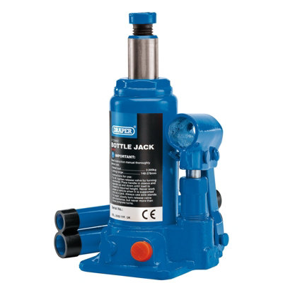 Draper Hydraulic Bottle Jack, 2 Tonne 13064