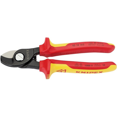 Draper Knipex 95 18 165UKSBE VDE Fully Insulated Cable Shears, 165mm ...