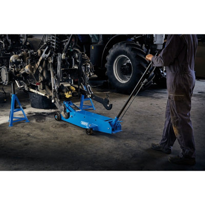 Draper Long Chassis Trolley Jack, 10 Tonne 03494