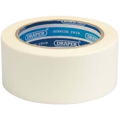 Draper Masking Tape Roll, 50m x 50mm 63480 | DIY at B&Q