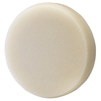 Draper Medium-Light Polishing Pad, 180mm, White 20376