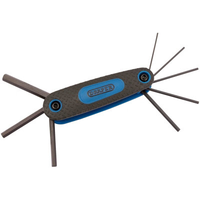 Draper Metric Hexagon Key Set in Holder 8 Piece 33834 | DIY at B&Q