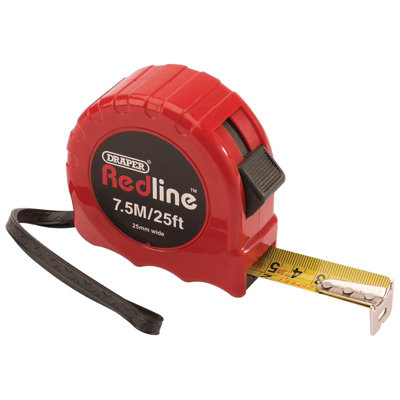 Draper Metric/Imperial Measuring Tape, 7.5m/25ft 82681 | DIY at B&Q