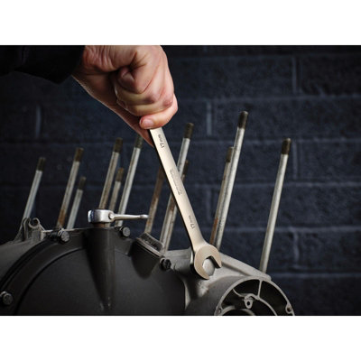 Draper Metric Ratcheting Combination Spanner Set Draper Hi-Torq 7 Piece 51178