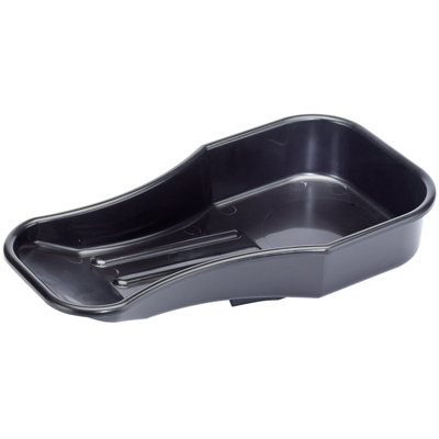 Draper Motorcycle Oil Drain Pan Slimline HDPE Chemical Resistant Ribbed ...