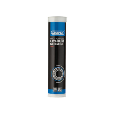 Draper Multi-Purpose Lithium Grease, 400ml Cartridge 18005