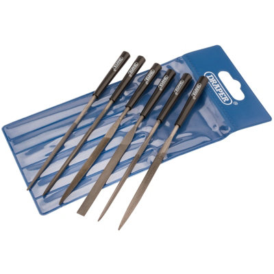 Draper Needle File Set, 140mm (6 Piece) 82577 | DIY at B&Q