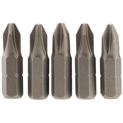 Draper No.2 1/4" Hex. Cross Slot Insert Bit 25mm Long x 5 64018 | DIY ...