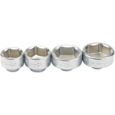 Draper Oil Filter Cap Socket, 3/8" Sq. Dr., 27mm 13425 | DIY at B&Q