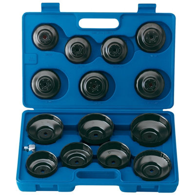 Buy Draper Oil Filter Cup Socket Set, 3/8" Sq. Dr. (15 Piece) 40105 ...