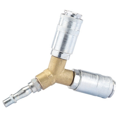 Draper PCL Twin Standard Coupling, 2 x Male Couplings, 1 x Tailpiece ...